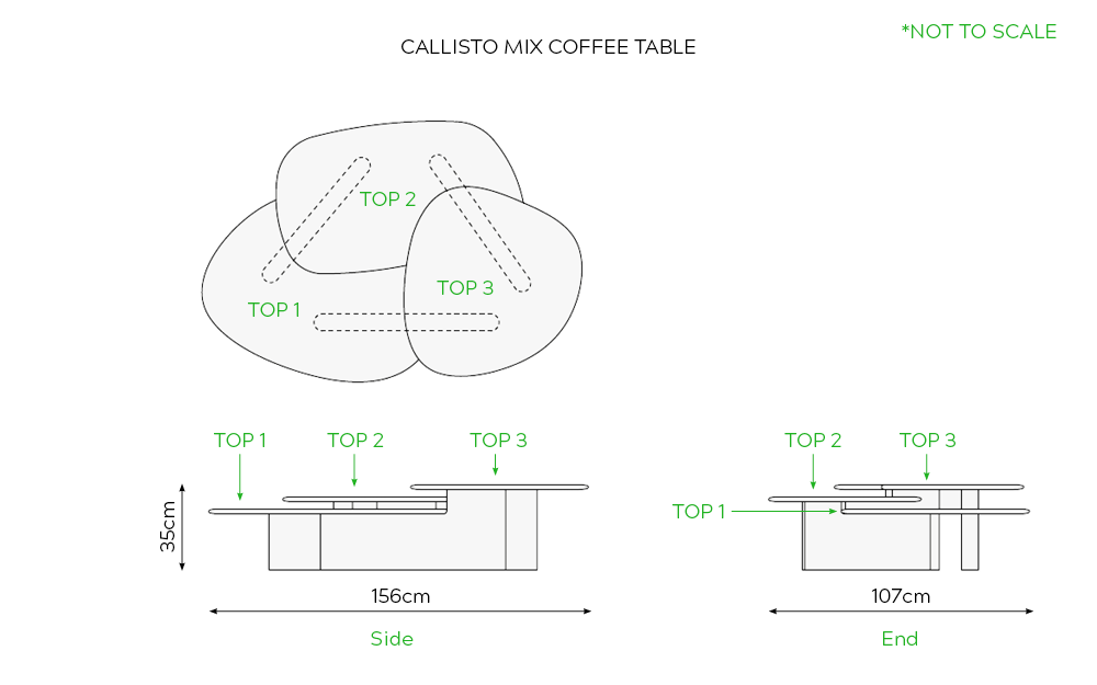Porada Callisto Mix Coffee Table